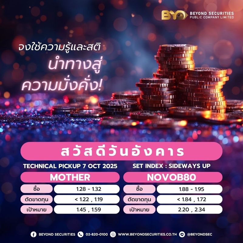 [Beyond Securities] เริ่มต้นวันอังคารด้วยพลังแห่งความรู้และสติ 💡 เพราะความมั่งคั่งเริ่มจากการวาง ...