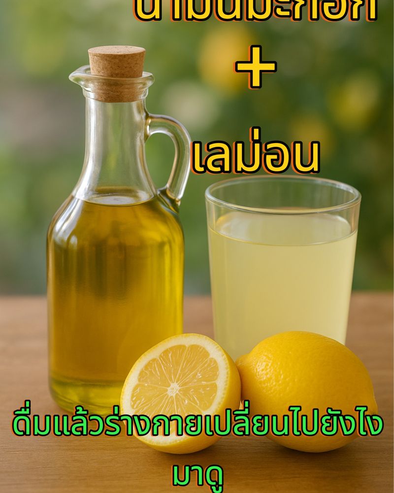 [mesaraบ้าง] 🫒 น้ำมันมะกอกผสมเลม่อน — สูตรธรรมชาติที่หลายคนกำลังพูดถึง ...