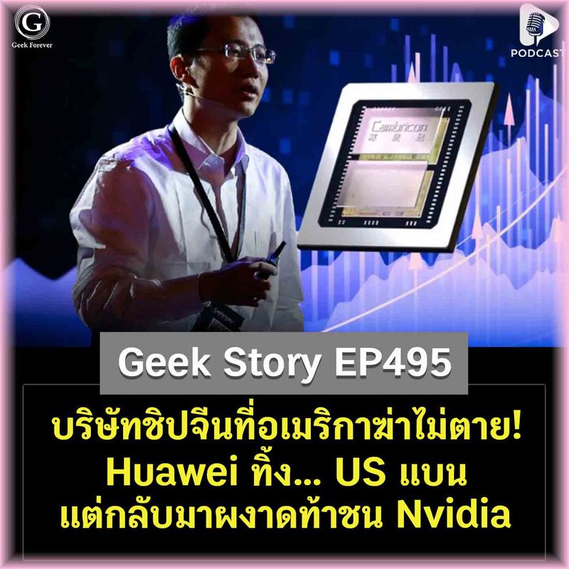 [ด.ดล Blog] บริษัทชิปจีนที่อเมริกาฆ่าไม่ตาย! Huawei ทิ้ง… US แบน แต่กลับมาผงาดท้าชน Nvidia ...