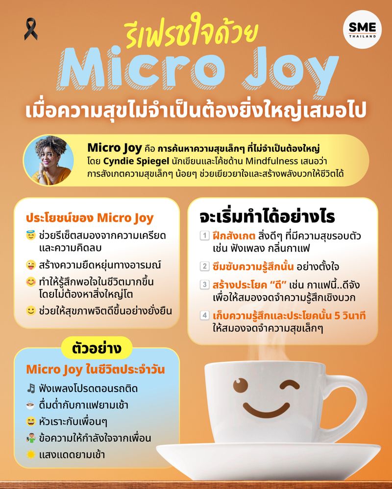 [SME Thailand Online] รีเฟรชใจด้วย Micro Joy เมื่อความสุขไม่จำเป็นต้อง ...