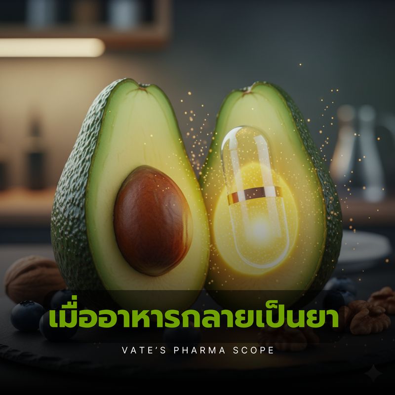 [Vate's Pharma Scope] เมื่ออาหารกลายเป็นยา ผมเชื่อว่าหลายคนคงเคยได้ยินคำว่าอาหารคือยากันมาบ้าง ...