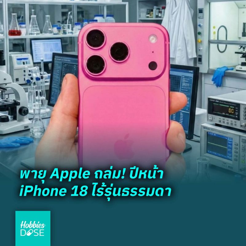 [Hobbiesdose ข่าวไอที ทุกวัน] Apple พลิกเกมใหญ่! ลือ iPhone 18 ปี 2026 อาจไร้รุ่นธรรมดา, เปิดตัว ...