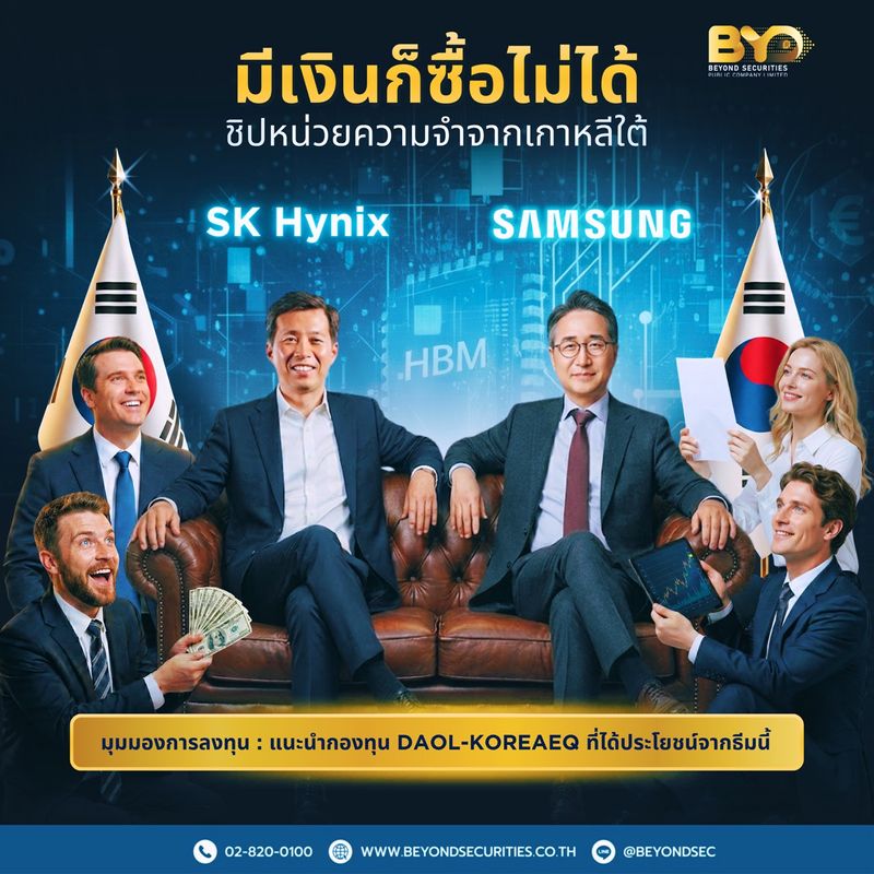 [Beyond Securities] โอกาสต่อไปของ AI: ชิปหน่วยความจำเกาหลีใต้ โอกาสต่อไปของ AI: ชิปหน่วยความจำ ...