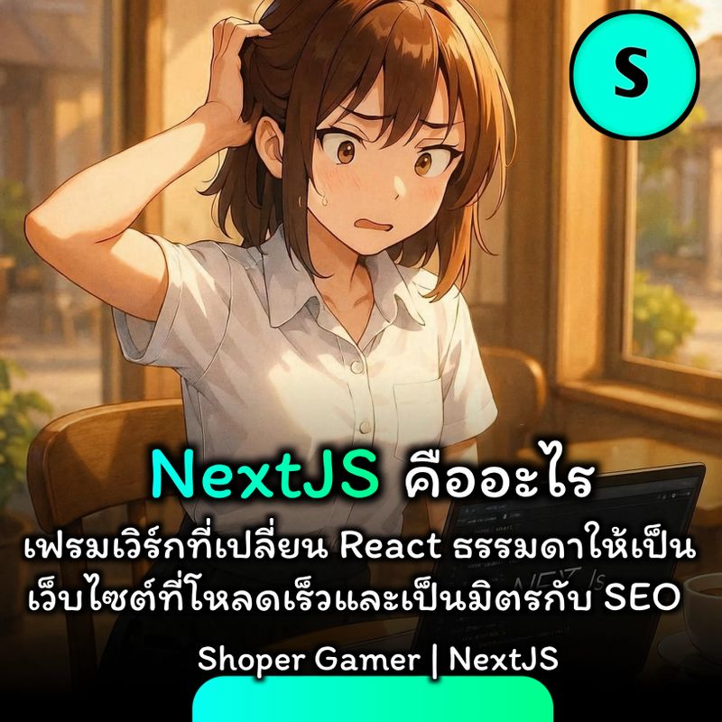 [Shoper Gamer] NextJS คืออะไร โดย