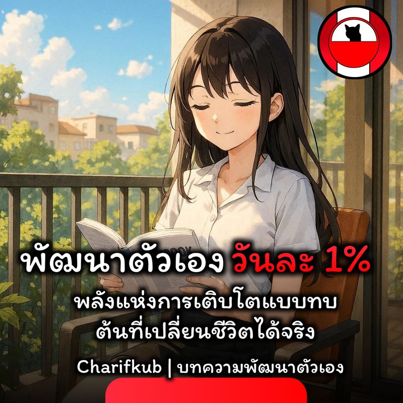 [Charifkub] พัฒนาตัวเองวันละ 1% โดย