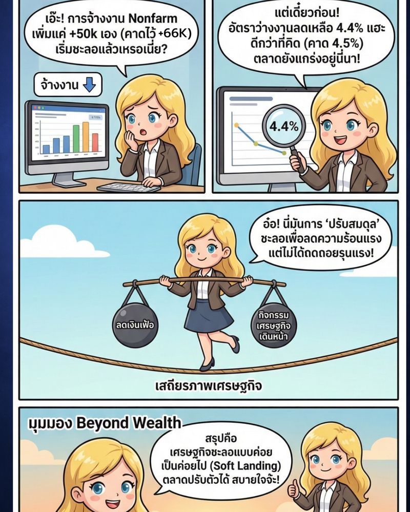 [Beyond Securities] ⚡จ้างงาน Nonfarm เดือนธันวาคม 2025 ต่ำกว่าคาด สัญญาณการชะลอตัว? Beyond ...