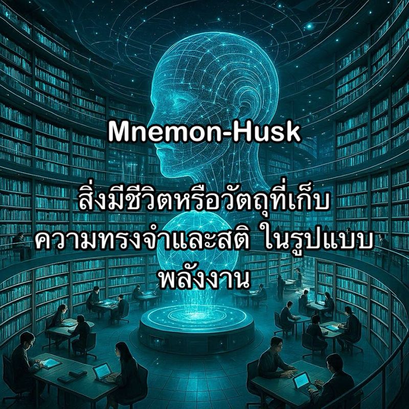 [ AI-2518-68] Mnemon-Husk : สิ่งมีชีวิตหรือวัตถุที่เก็บความทรงจำและสติ ...