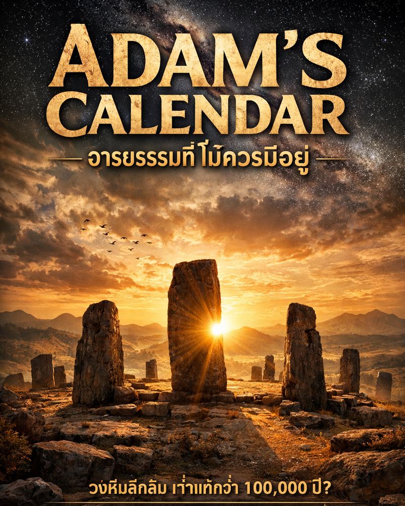 [สารพันความรู้] Adam’s Calendar: อารยธรรมที่ไม่ควรมีอยู่ ปริศนาหินโบราณ ...