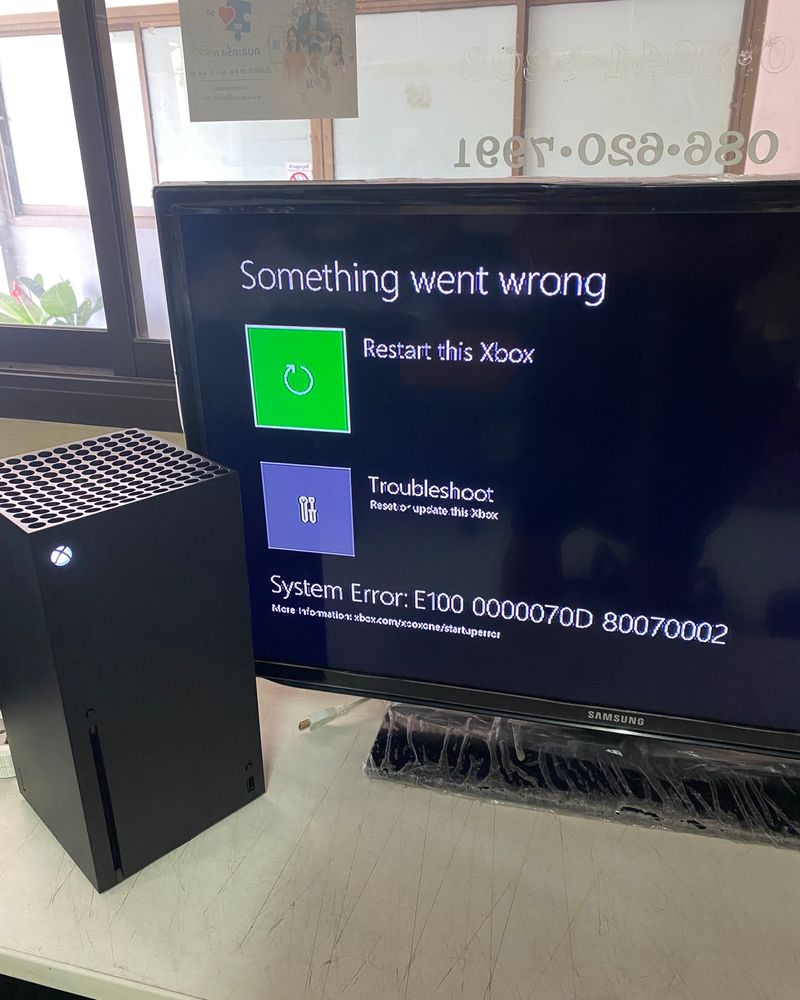 [jokergame] xbox series x เข้ามาซ่อมด้วยอาการ error: E100 0000070D ...