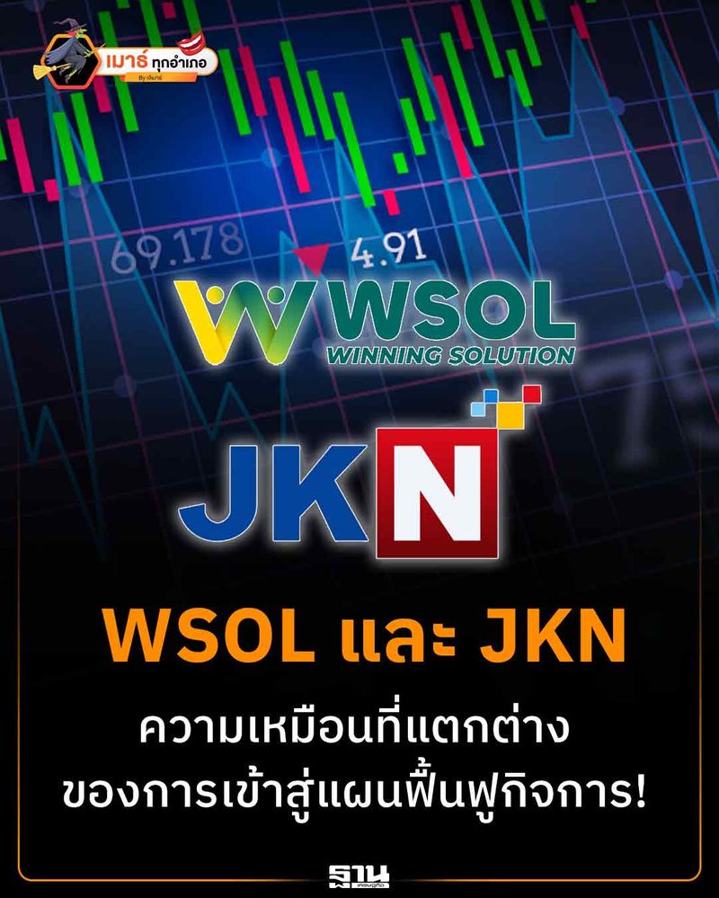 [ฐานเศรษฐกิจ_Thansettakij] WSOL และ JKN ความเหมือนที่แตกต่างของการเข้า ...