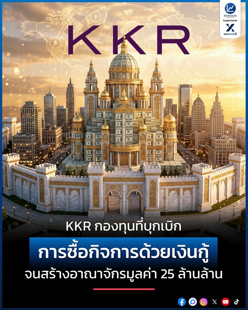 [ลงทุนแมน] KKR กองทุนที่บุกเบิก การซื้อกิจการด้วยเงินกู้ จนสร้าง ...